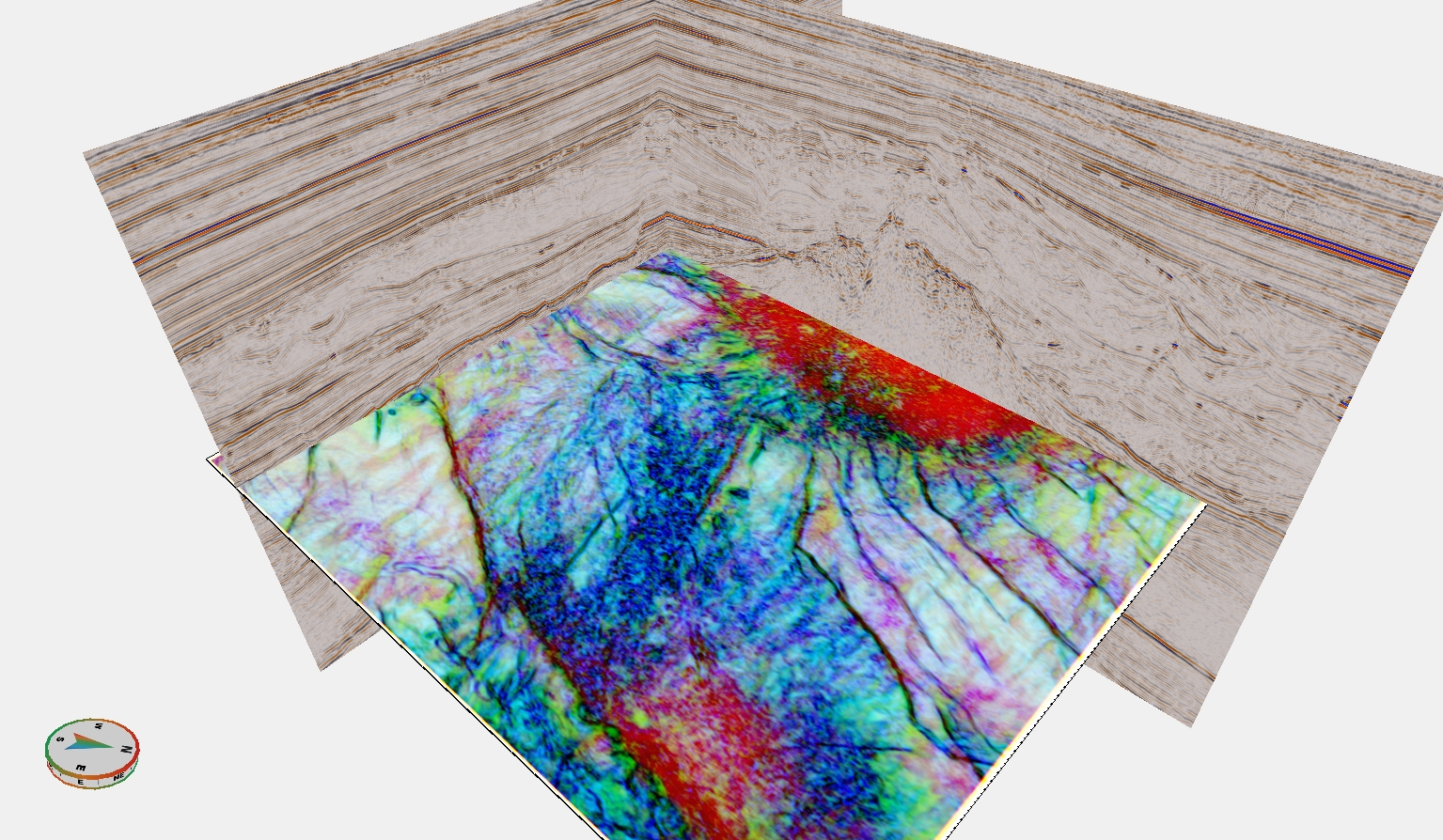 Using Interactive Fault Slicing To Visualise Seismic Attributes On A Fault Surface